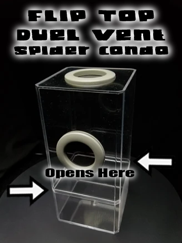 B-Stock Flip Top Dual Vent Spider Condo | BigFATPhids
